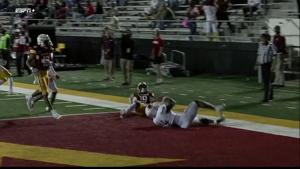 Carter Bradley throws 30-yard touchdown pass to Kentrel Bullock - ESPN ...