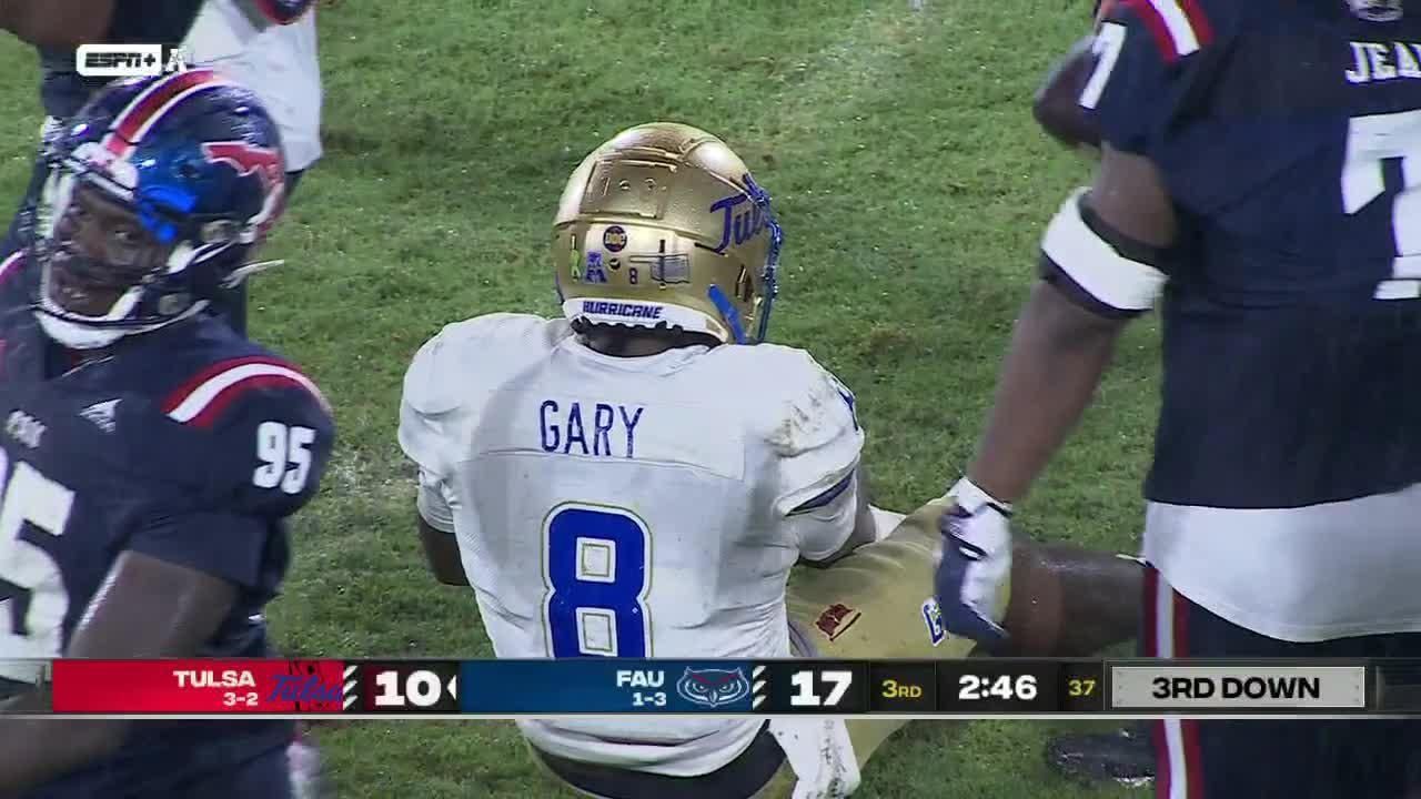 Tahj Gary powers past defense for 13-yard carry - ESPN Video