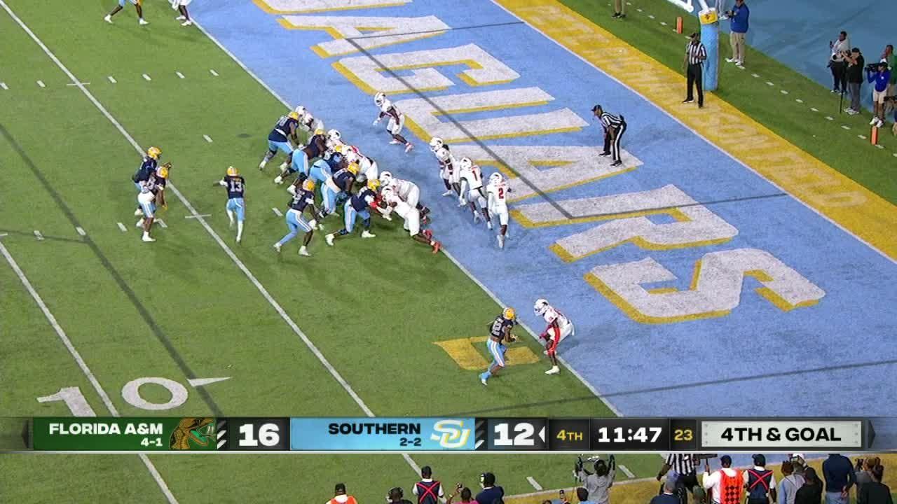 Cj Russell crosses goal line for 1-yard TD - ESPN Video