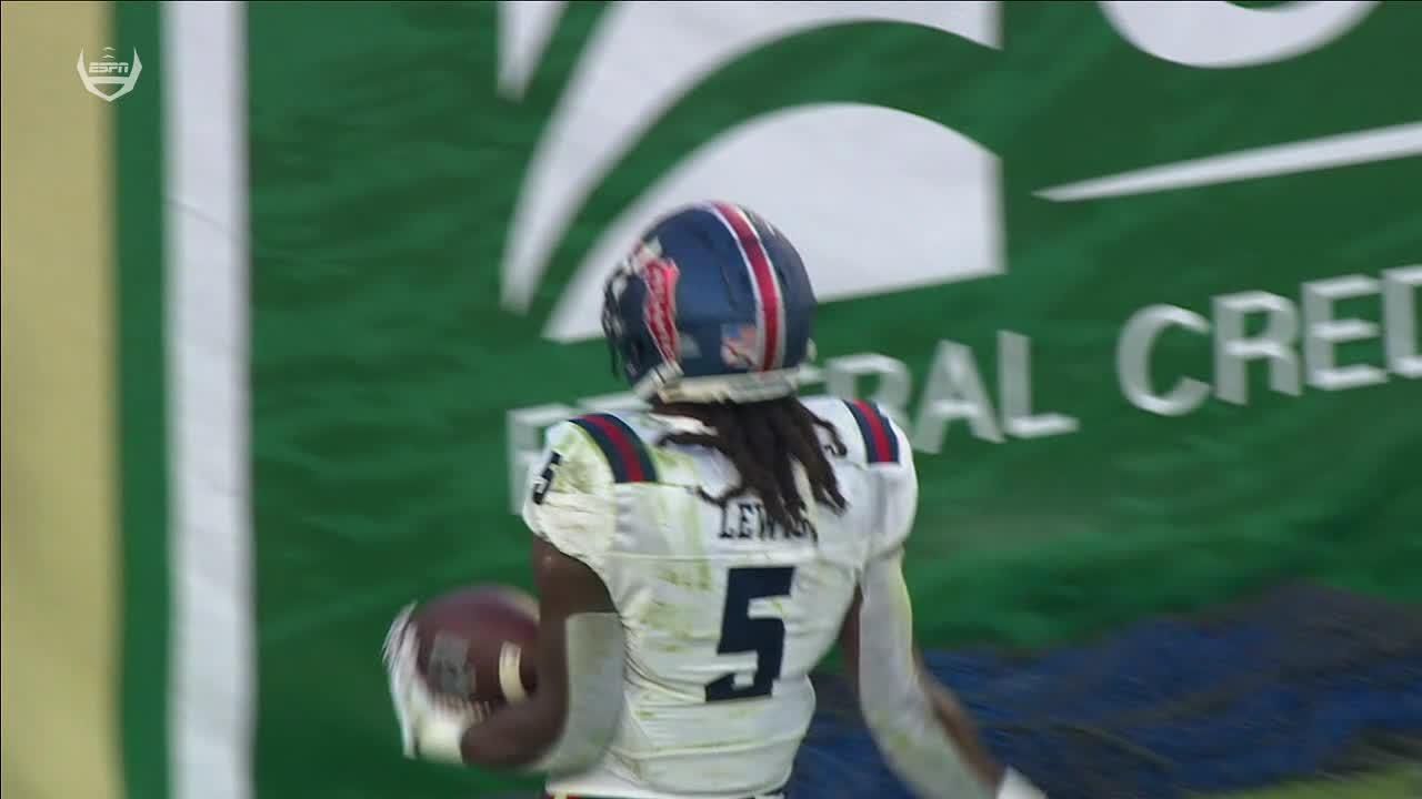 Kobe Lewis scores 12-yard rushing TD - ESPN Video