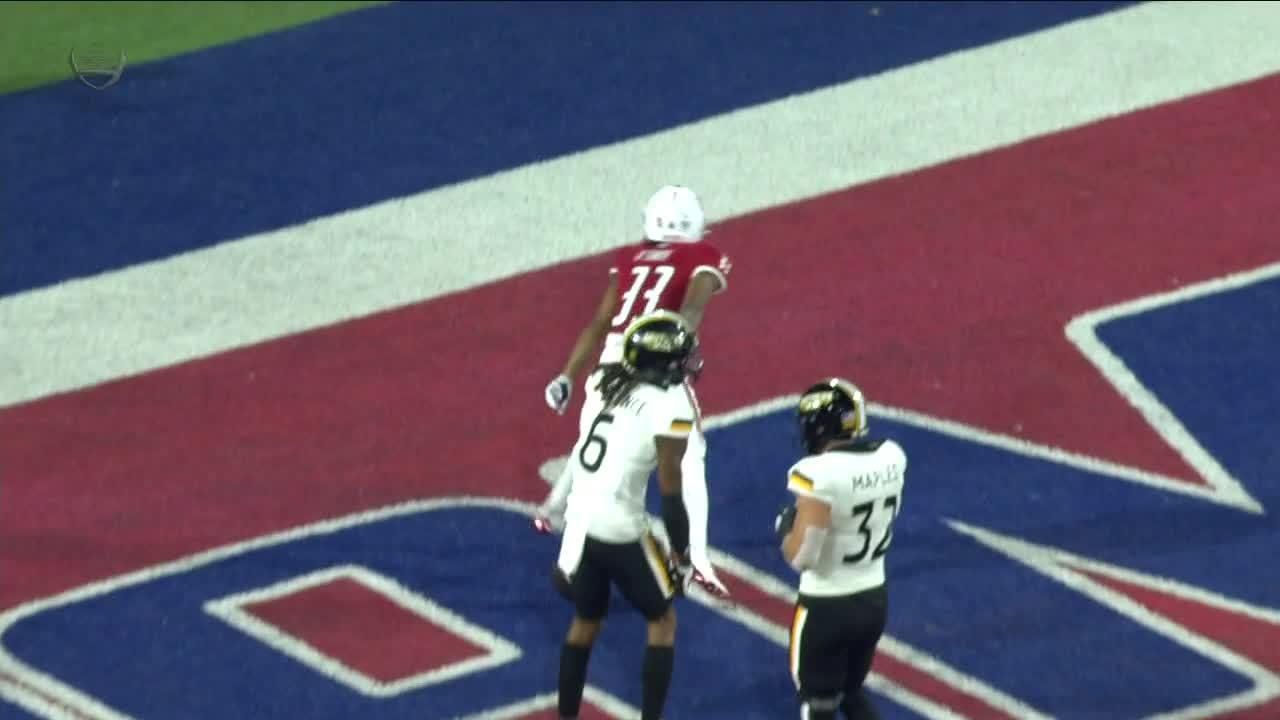End Zone Dorian Smith Scores 29 Yard Rushing Td Espn Video