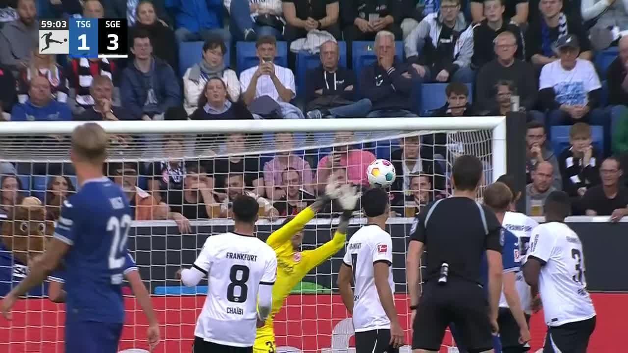 Jens Grahl with a Goalkeeper Save TSG Hoffenheim - ESPN Video