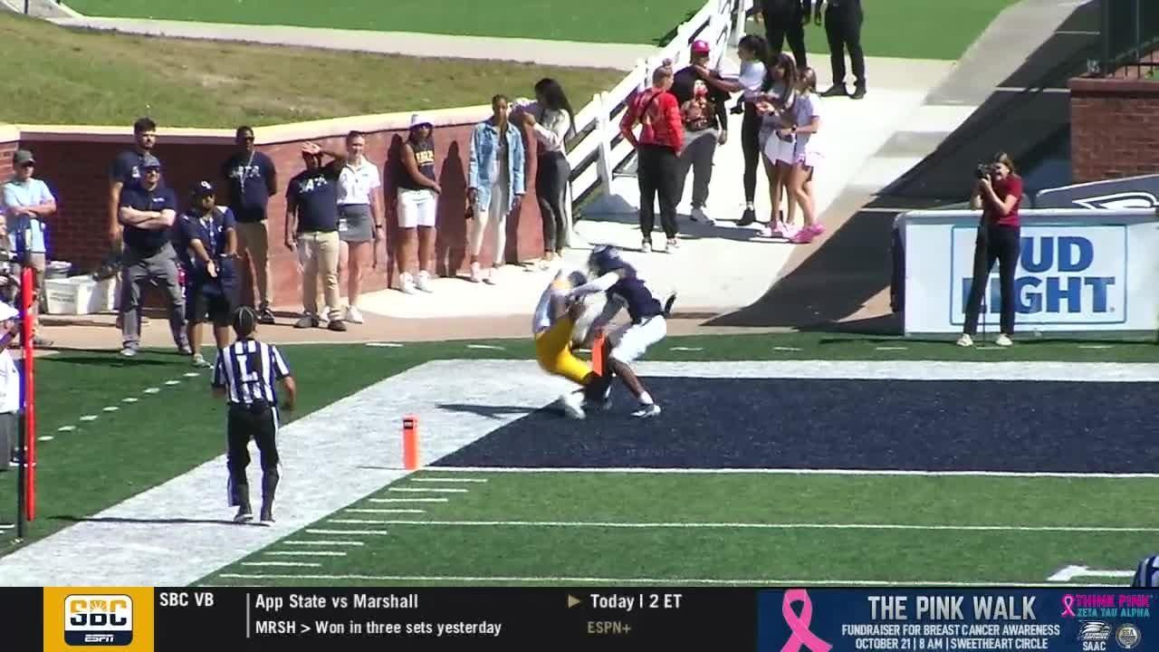 Jiya Wright connects for 9-yard TD pass - ESPN Video