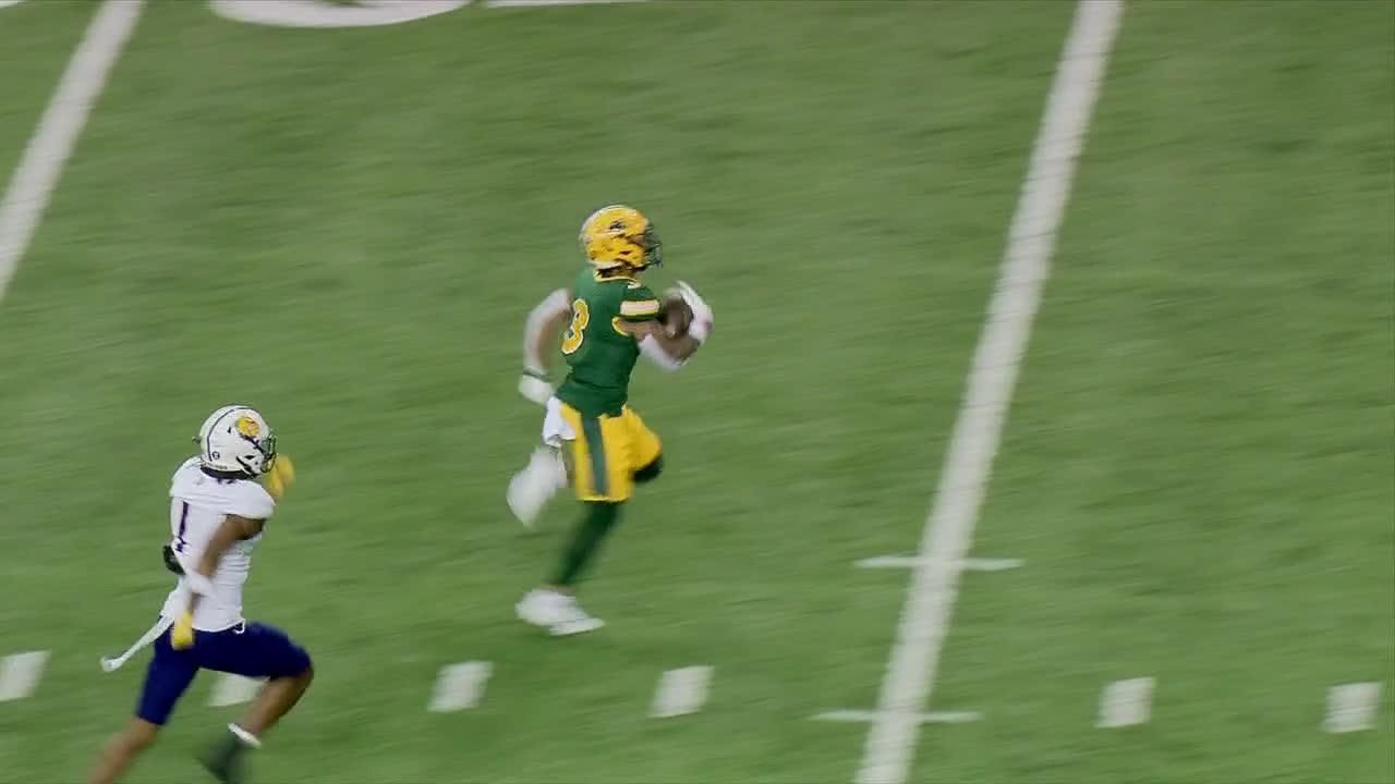 Raja Nelson turns on the jets for 76-yard TD for North Dakota State ...