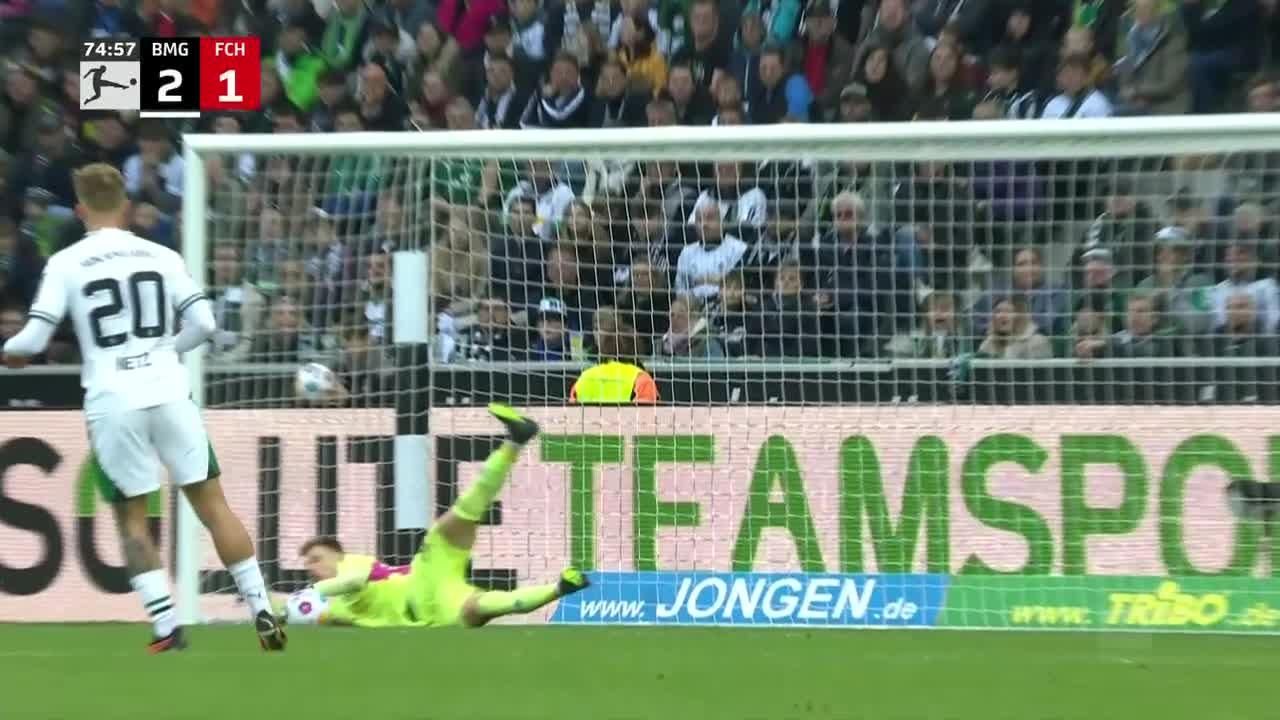 Moritz Nicolas denies Borussia Monchengladbach with big save - ESPN Video
