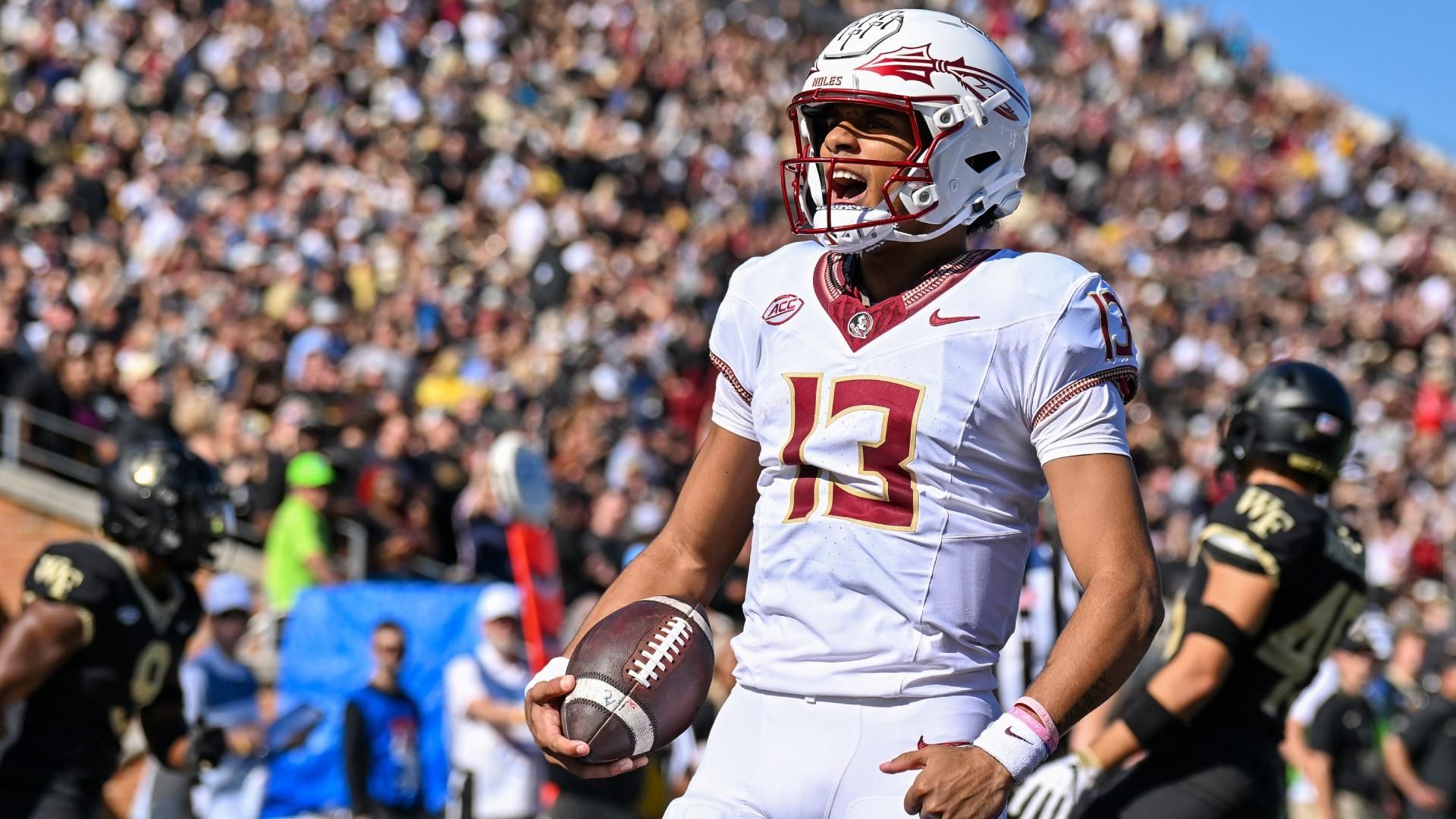 Jordan Travis' 4 first-half TDs power FSU to win - ESPN Video