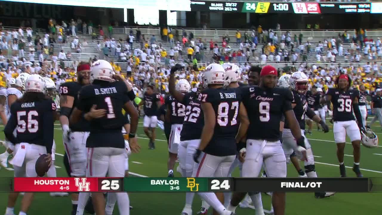 Isaiah Hankins with a Two-Point Conversion vs. Houston Cougars - ESPN Video