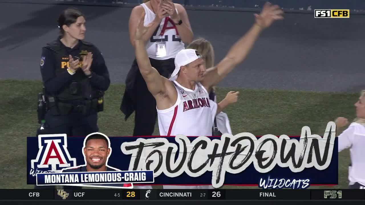 Gronk is pumped after Arizona scores a touchdown - ESPN Video