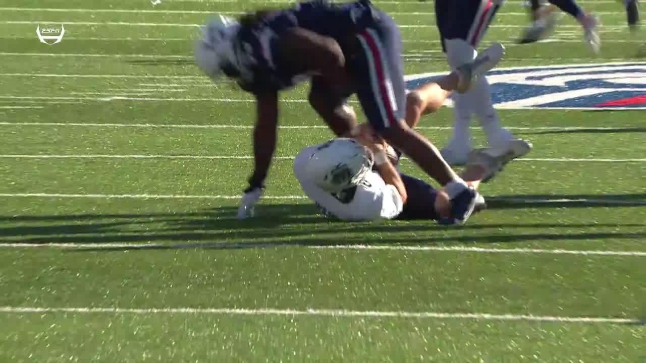 Bryce Dixon makes timely sack vs. Old Dominion - ESPN Video