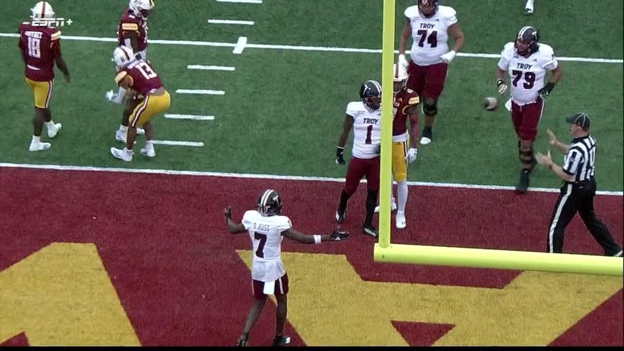 Gunnar Watson throws 5-yard touchdown pass pass to Jabre Barber - ESPN ...