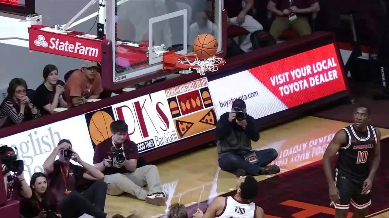 Lynn Kidd throws down big jam vs. Campbell Fighting Camels - ESPN Video