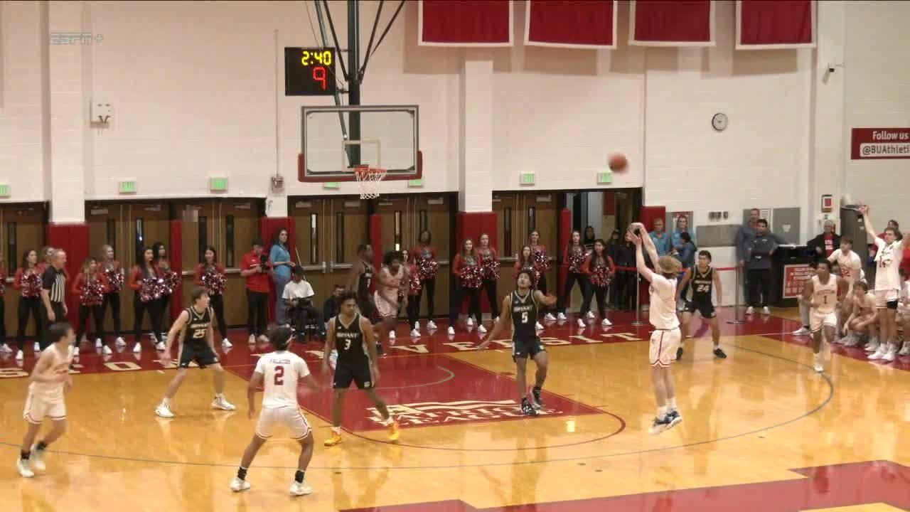 Otto Landrum buries 3-ball for Boston University - ESPN Video