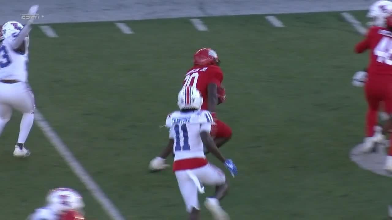 Travis Franklin Jr. picks off Louisiana Tech - ESPN Video