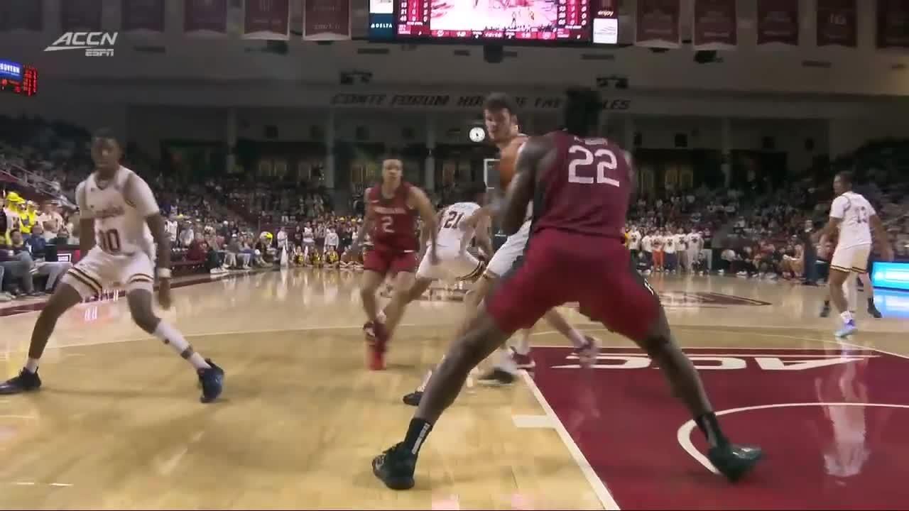 Justice Ajogbor skies for big slam dunk - ESPN Video