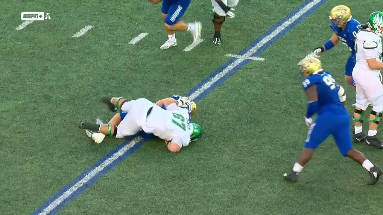 Ben Kopenski makes timely sack vs. North Texas - ESPN Video