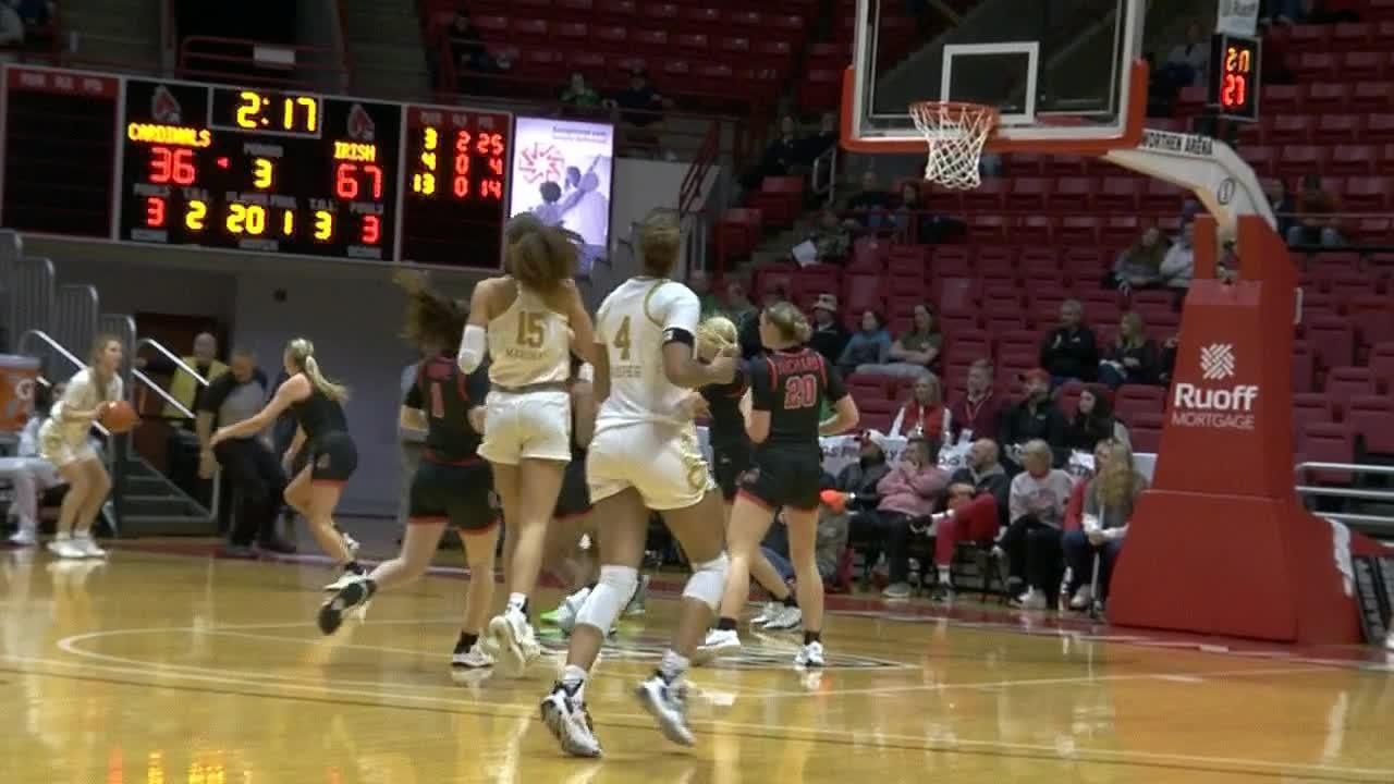 Anna DeWolfe sinks it from deep in Notre Dame's win - ESPN Video