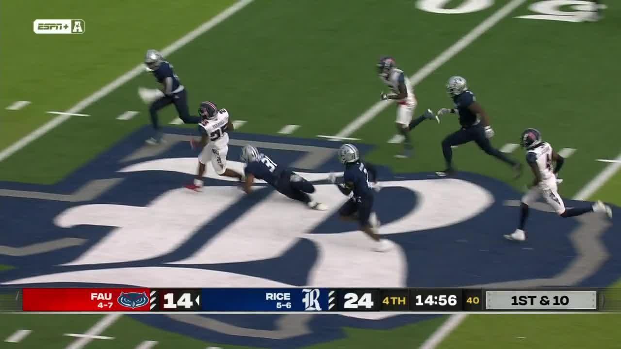 Xavier Terrell breaks off 35-yard rush - ESPN Video