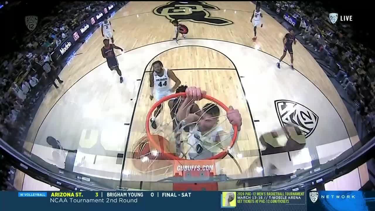 Luke O'brien gets up for the beautiful dunk - ESPN Video