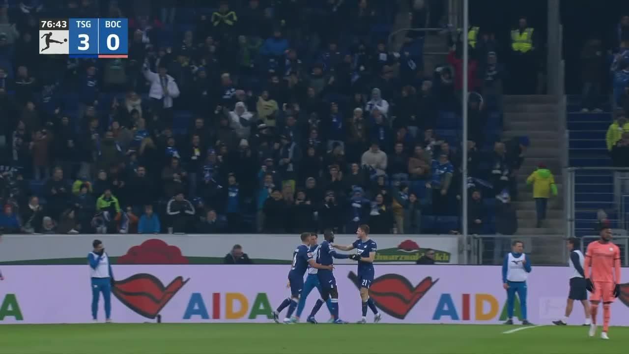 Ihlas Bebou Goal 76' TSG Hoffenheim - VfL Bochum - ESPN Video