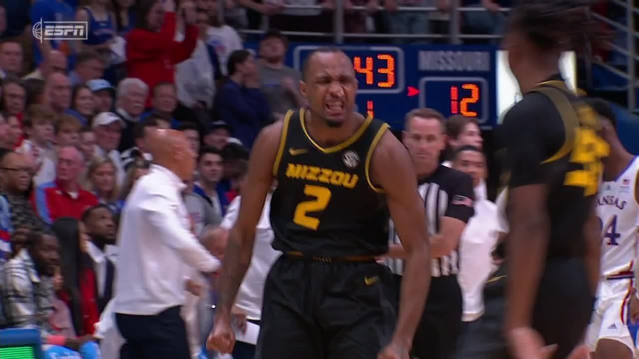 Missouri's Tamar Bates knocks down contested trey - ESPN Video