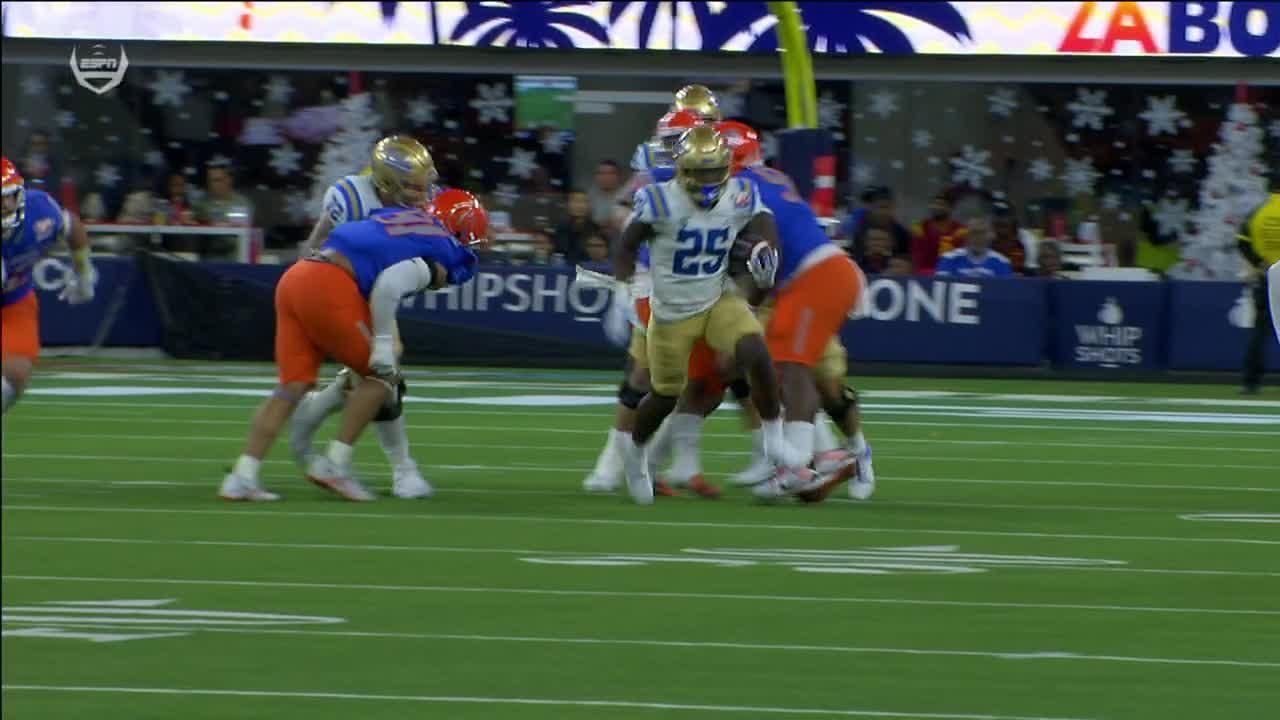 TJ Harden carries it 27 yards for UCLA first down - ESPN Video