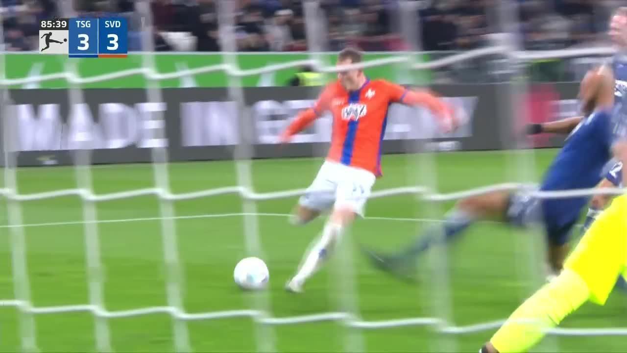 Tim Skarke Goal 85' TSG Hoffenheim - SV Darmstadt 98 - ESPN Video