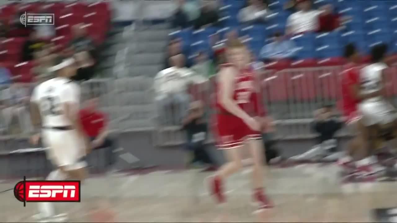 Josh Corbin drains the long 3-pointer - ESPN Video