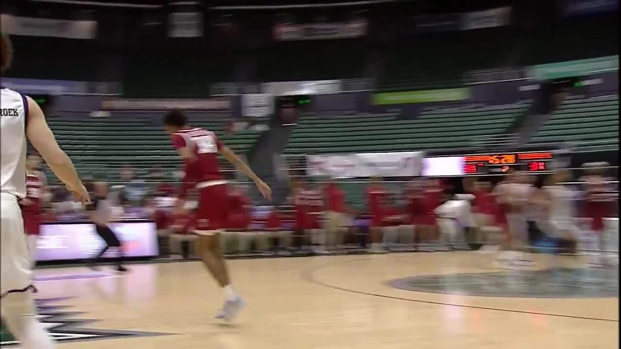 From downtown, Steve Settle III hits the deep 3-pointer - ESPN Video