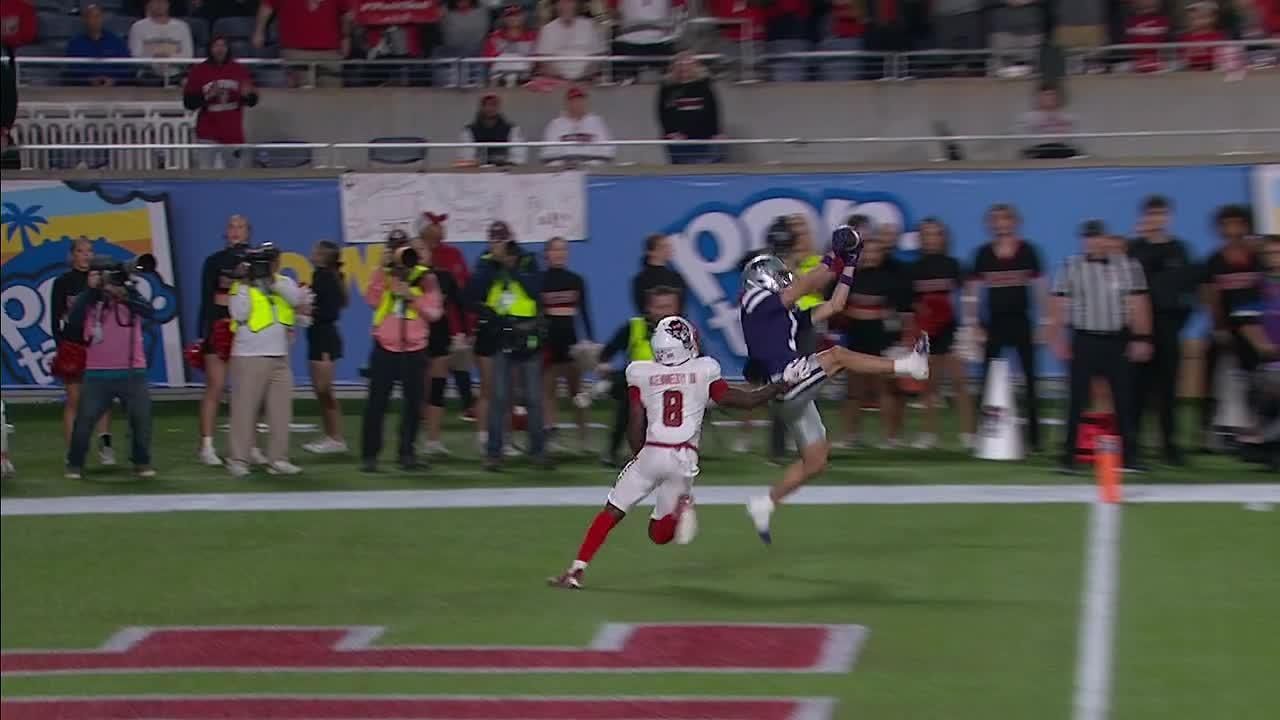 Jayce Brown makes an impressive grab to pad Kansas State's lead - ESPN ...