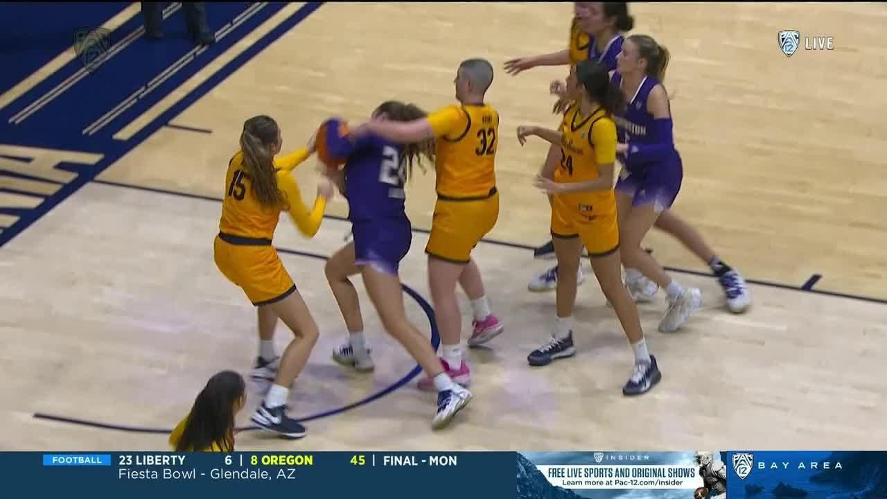 Elle Ladine scores and draws the foul - ESPN Video