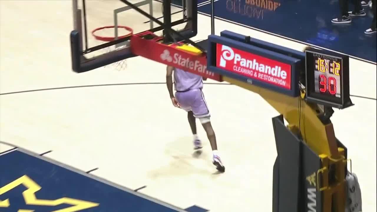 Cam Carter goes up for a 2nd-half slam for Kansas State - ESPN Video