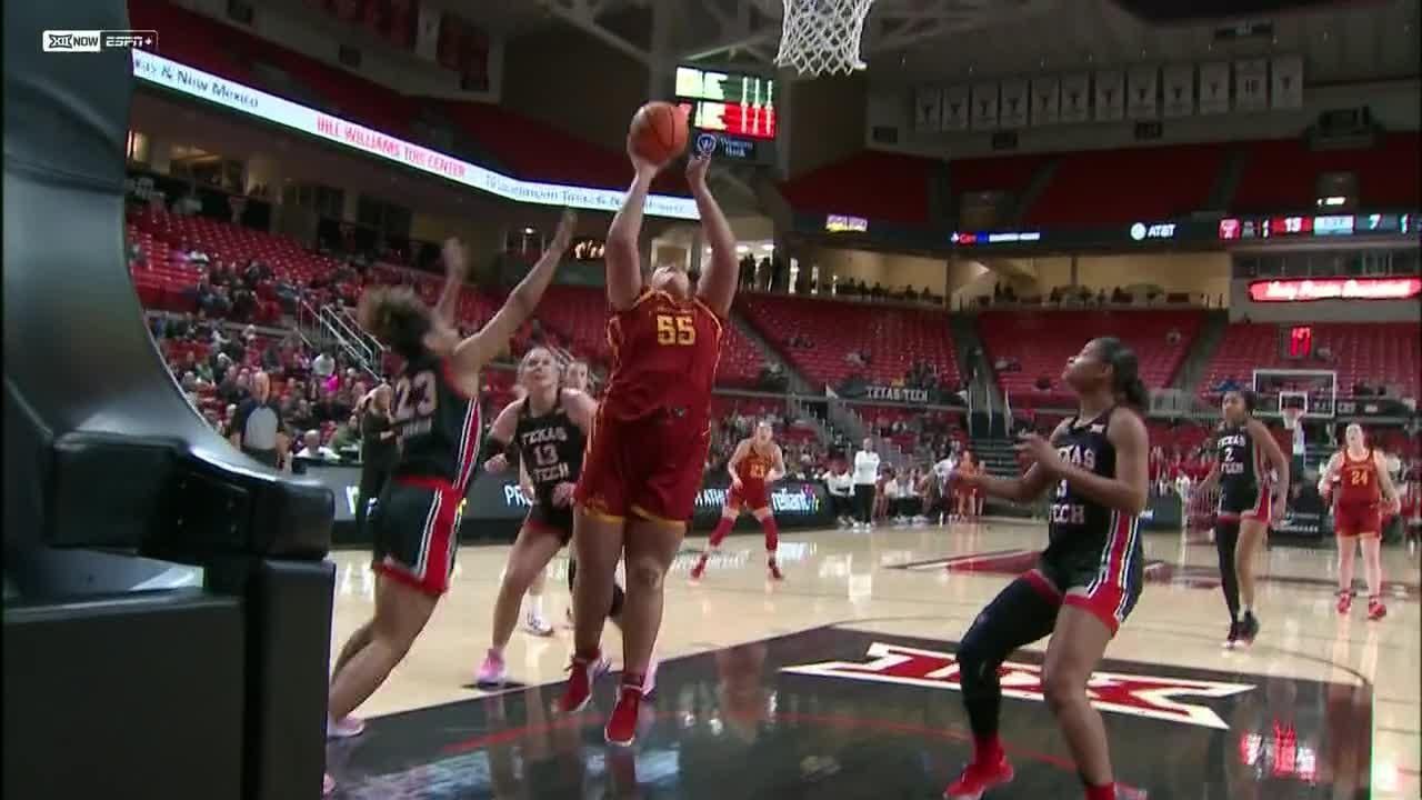 Audi Crooks finishes through contact - ESPN Video