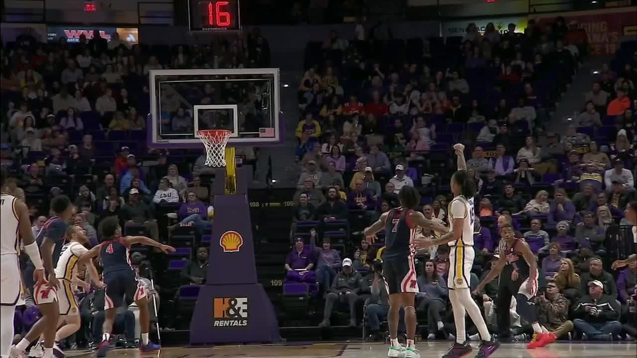 Tyrell Ward buries trey against Ole Miss Rebels - ESPN Video