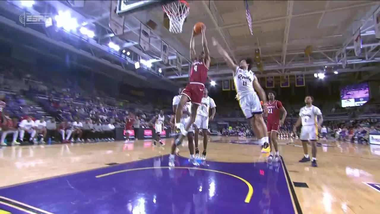 Jordan Riley rocks the rim with powerful slam - ESPN Video