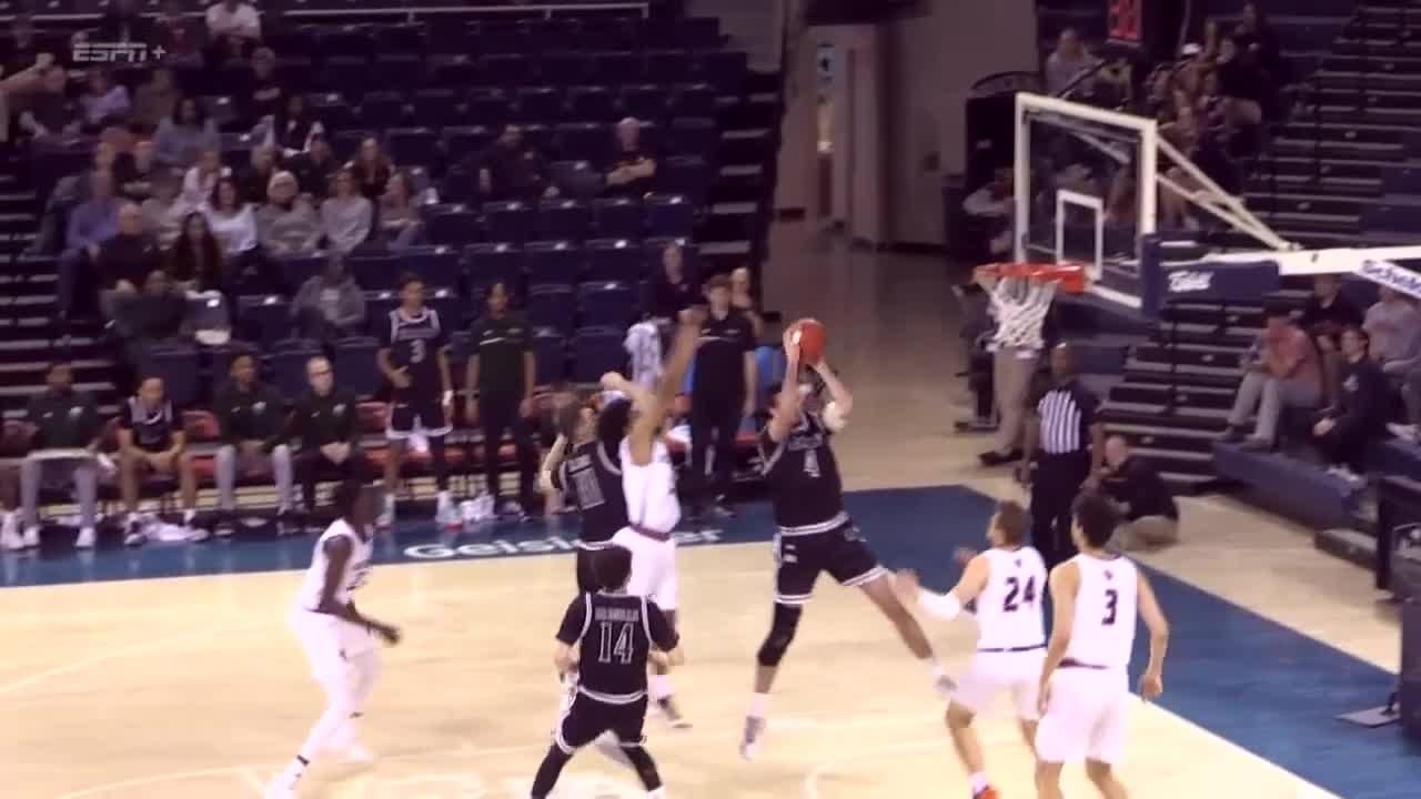 Noah Williamson with the massive stuff at the rim - ESPN Video