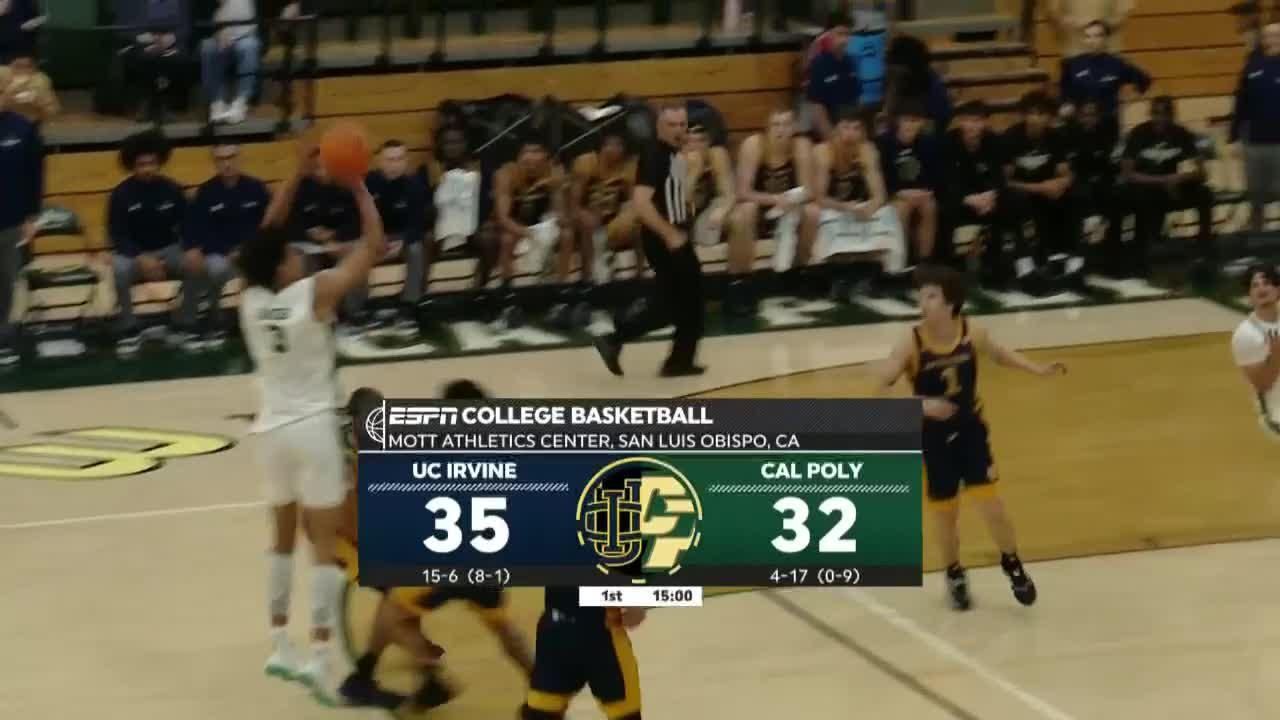Kobe Sanders drains triple vs. UC Irvine Anteaters - ESPN Video