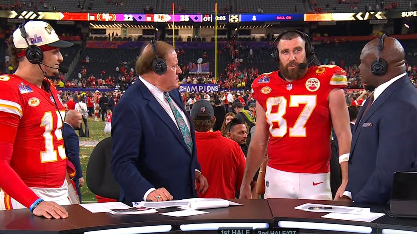 Kelce, Mahomes address Kelce's heated moment on sideline with Andy Reid - ESPN Video