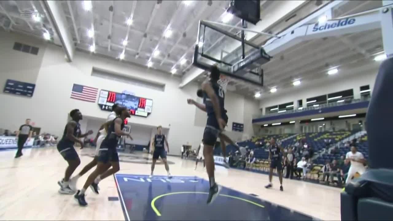 Kobe George rocks the rim with powerful dunk - ESPN Video