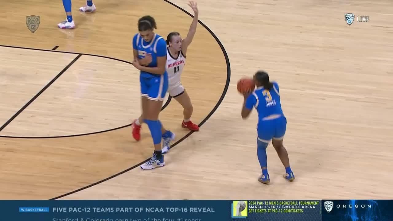 Londynn Jones hits a nice 3-pointer for UCLA - ESPN Video