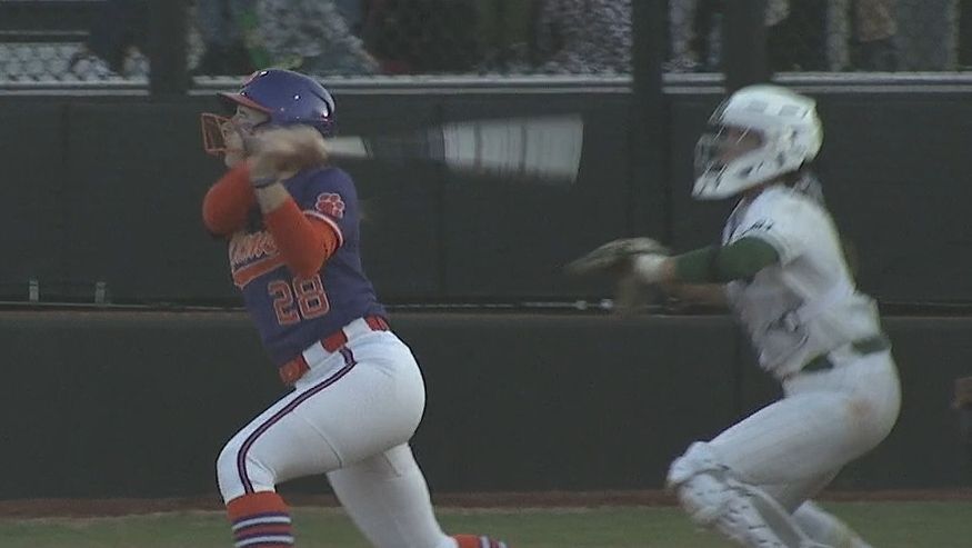 Maddie Moore drills 2-run HR for Clemson - ESPN Video