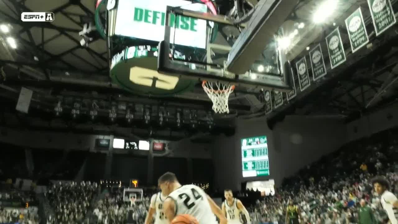Igor Milicic Jr. with the massive block at the rim - ESPN Video