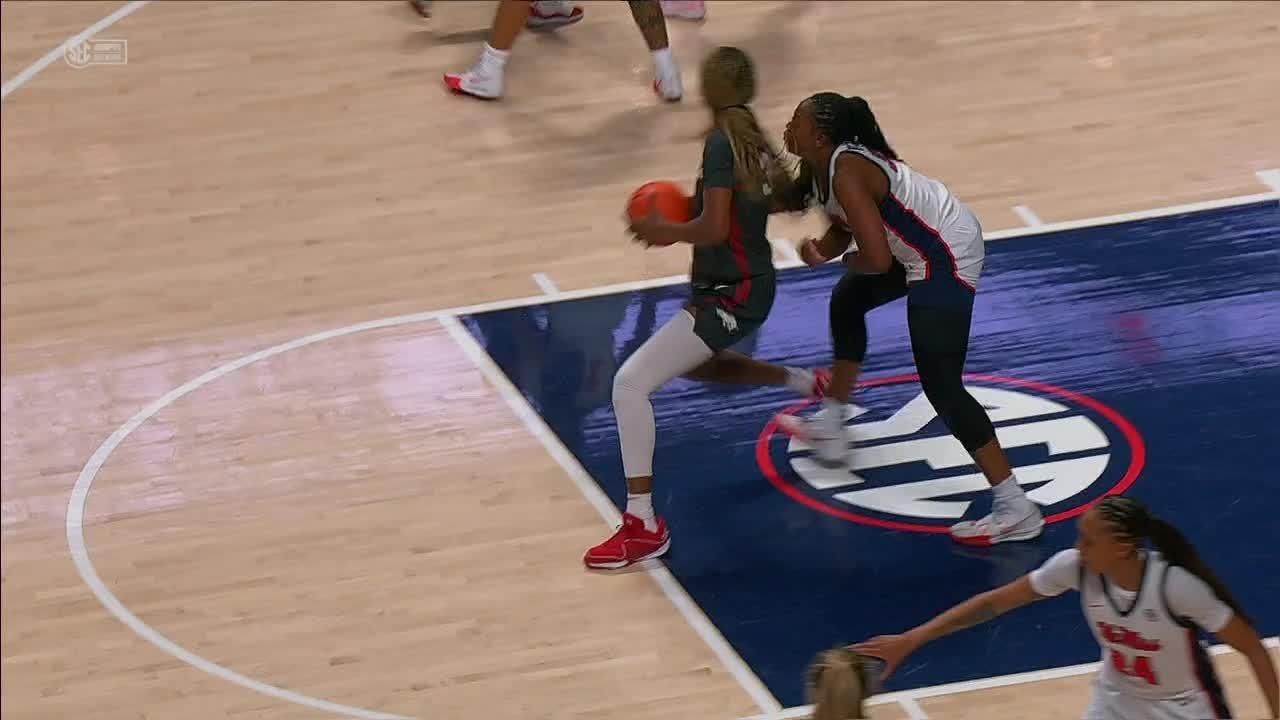 Maryam Dauda with the hoop & harm - ESPN Video