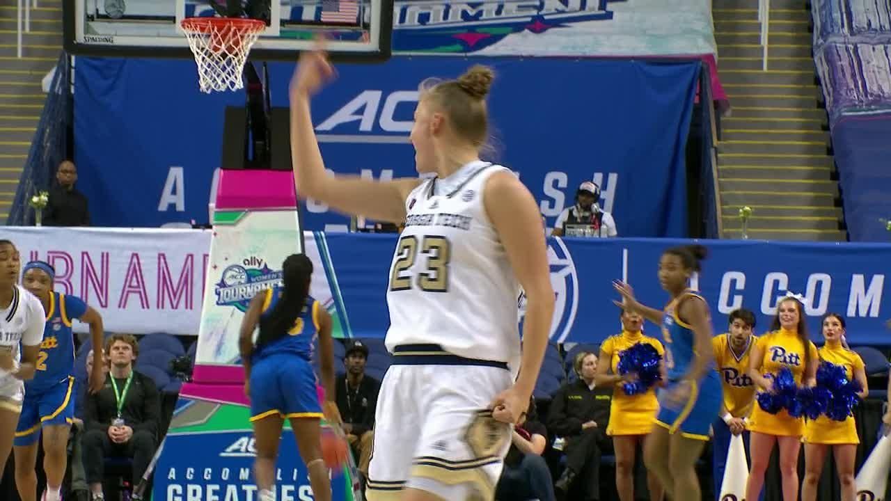 Rusne Augustinaite nails it from behind the arc - ESPN Video
