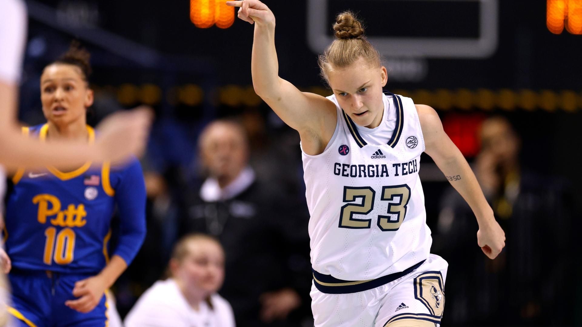 Georgia Tech pulls away late to advance in ACC tournament - ESPN Video