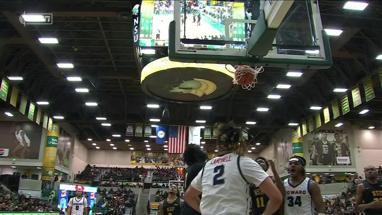 Dom Campbell gets the hoop and the harm - ESPN Video