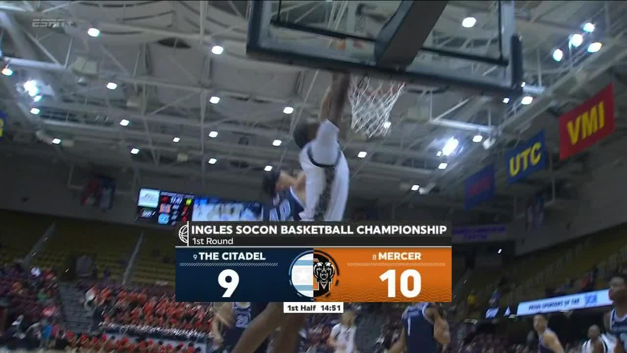 Alex Holt rocks the rim with slam dunk - ESPN Video