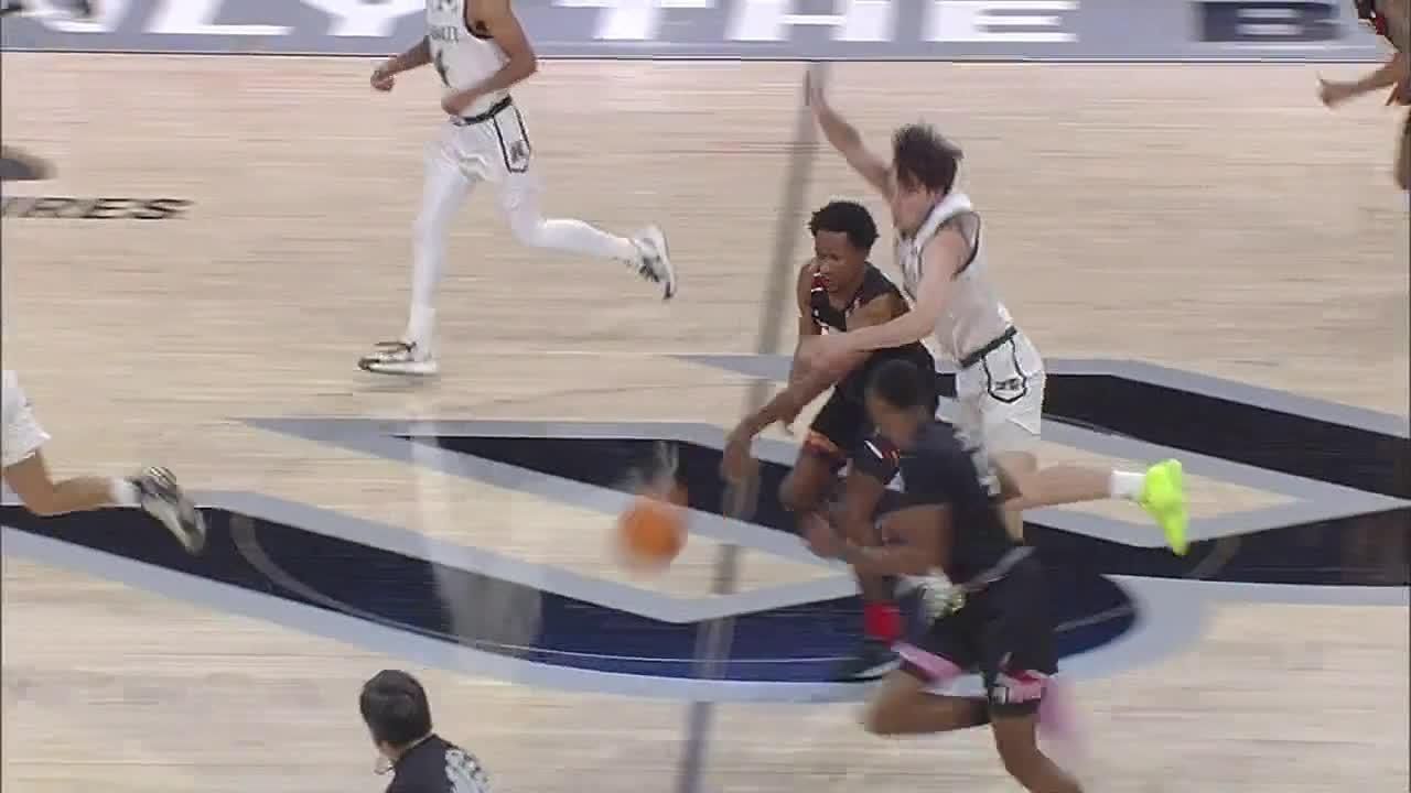 Keonte Jones gets the hoop and the harm - ESPN Video