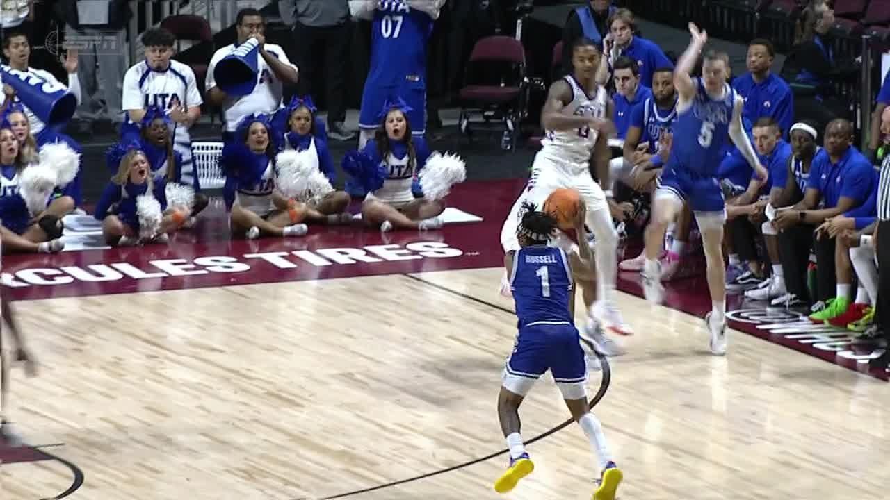 Phillip Russell shows off range with long 3 - ESPN Video