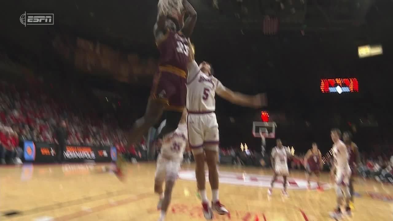 Philip Alston Elevates For Alley Oop Dunk Espn Video
