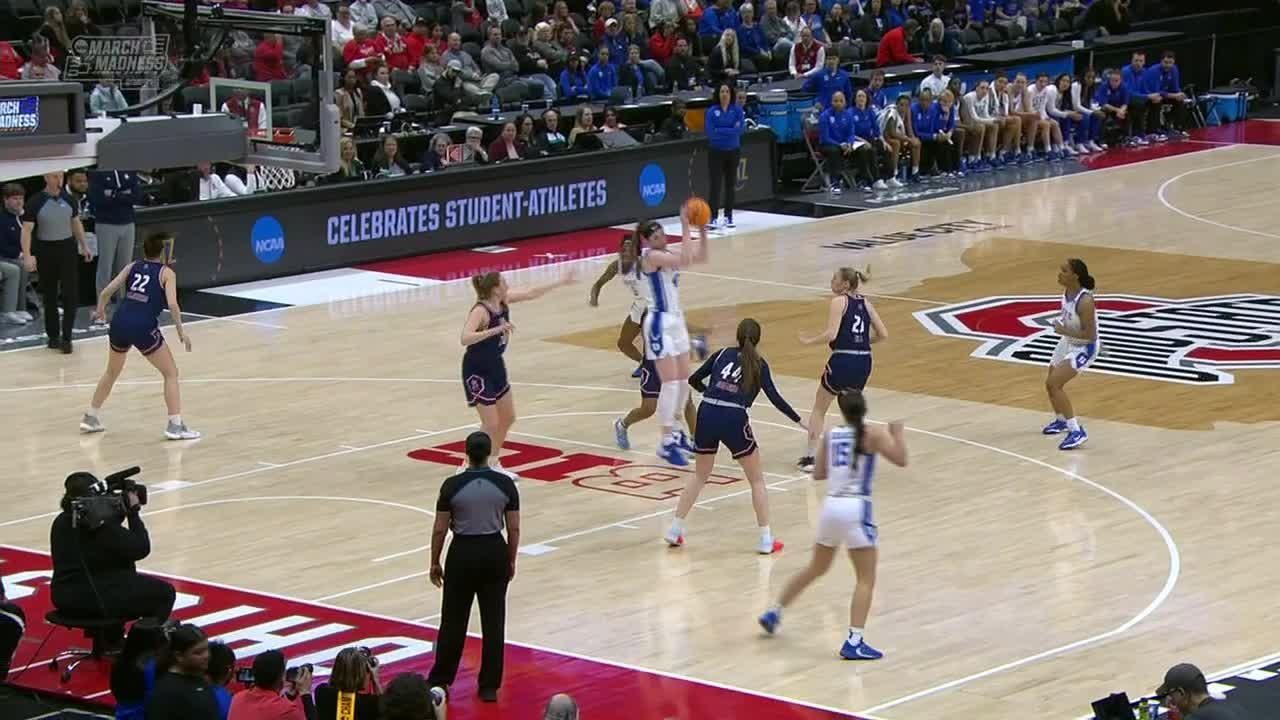 What a shot by Emma Koabel - ESPN Video
